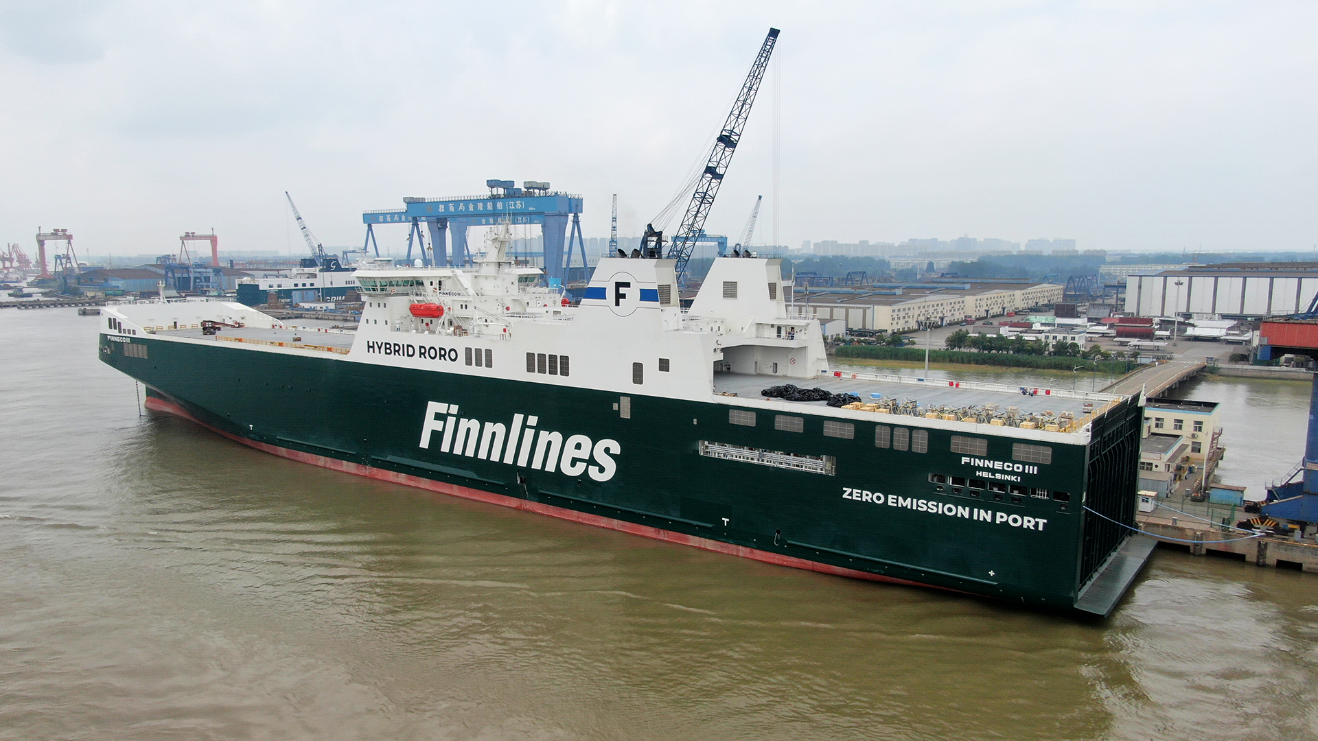 The third hybrid ro-ro vessel delivered to Finnlines - Finnlines