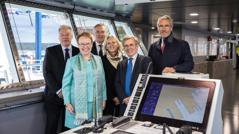 Another naming ceremony for a new hybrid ro-ro - Finnlines