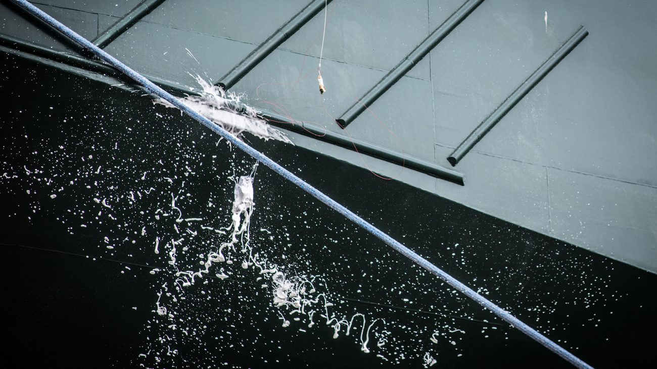 The naming ceremony of new hybrid ro-ro vessel - Finnlines