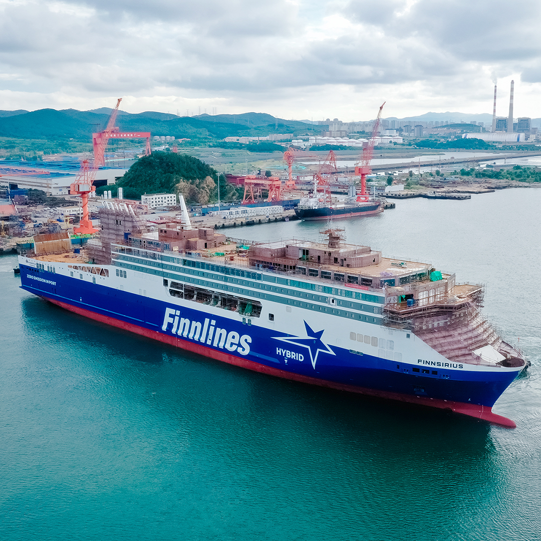 Festivities in shipbuilding - Finnlines