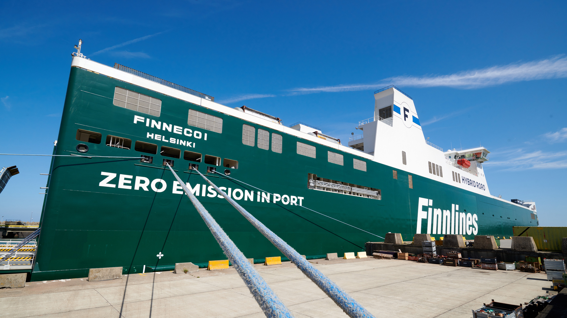 Finnlines' Finneco I ro-ro freight vessel awarded by Shippax - Finnlines