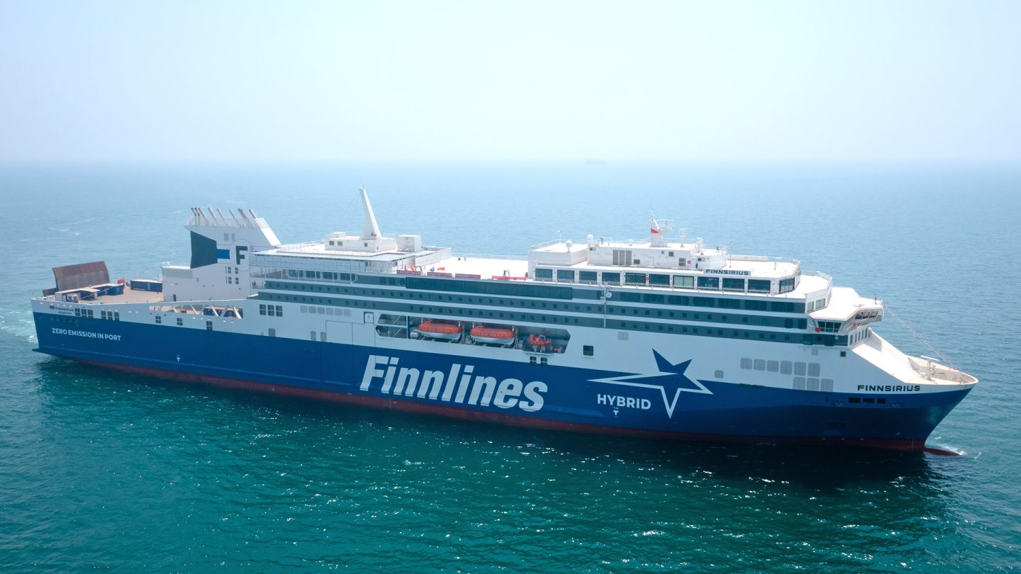 Finnsirius Sea Trials in the Yellow Sea - Finnlines