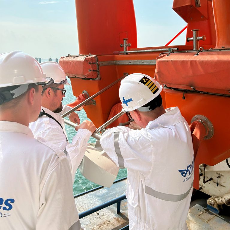 Finnsirius Sea Trials in the Yellow Sea - Finnlines