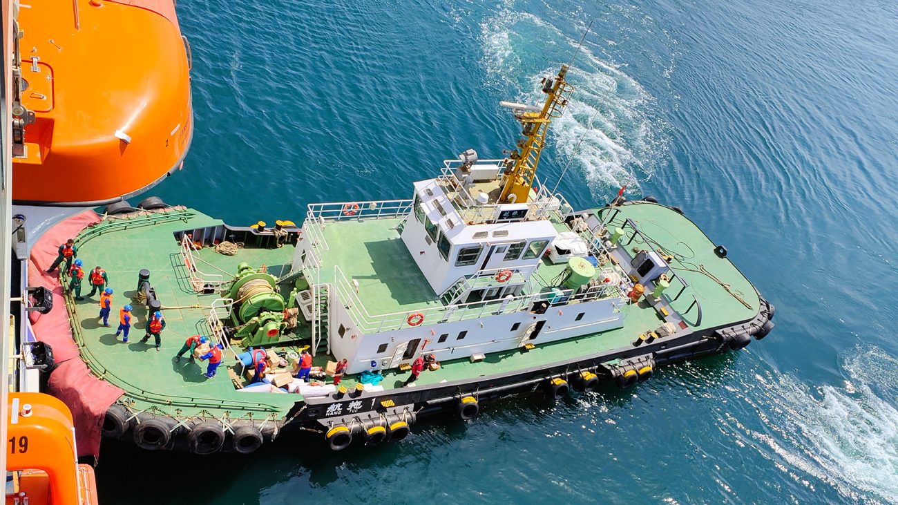Finnsirius Sea Trials in the Yellow Sea - Finnlines