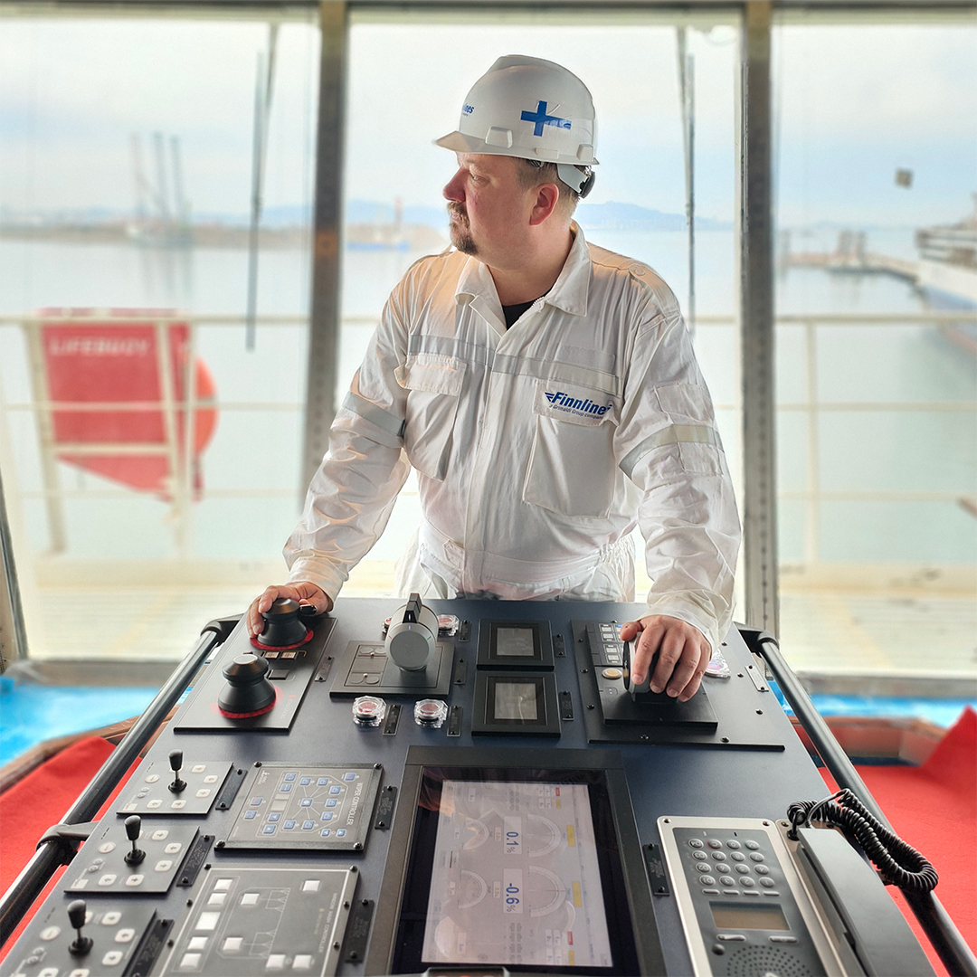 Finnsirius Sea Trials in the Yellow Sea - Finnlines
