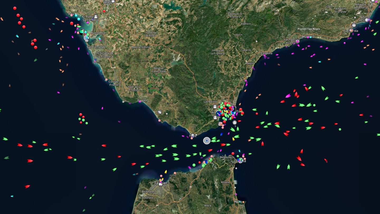 Through the Strait of Gibraltar to the Atlantic - Finnlines
