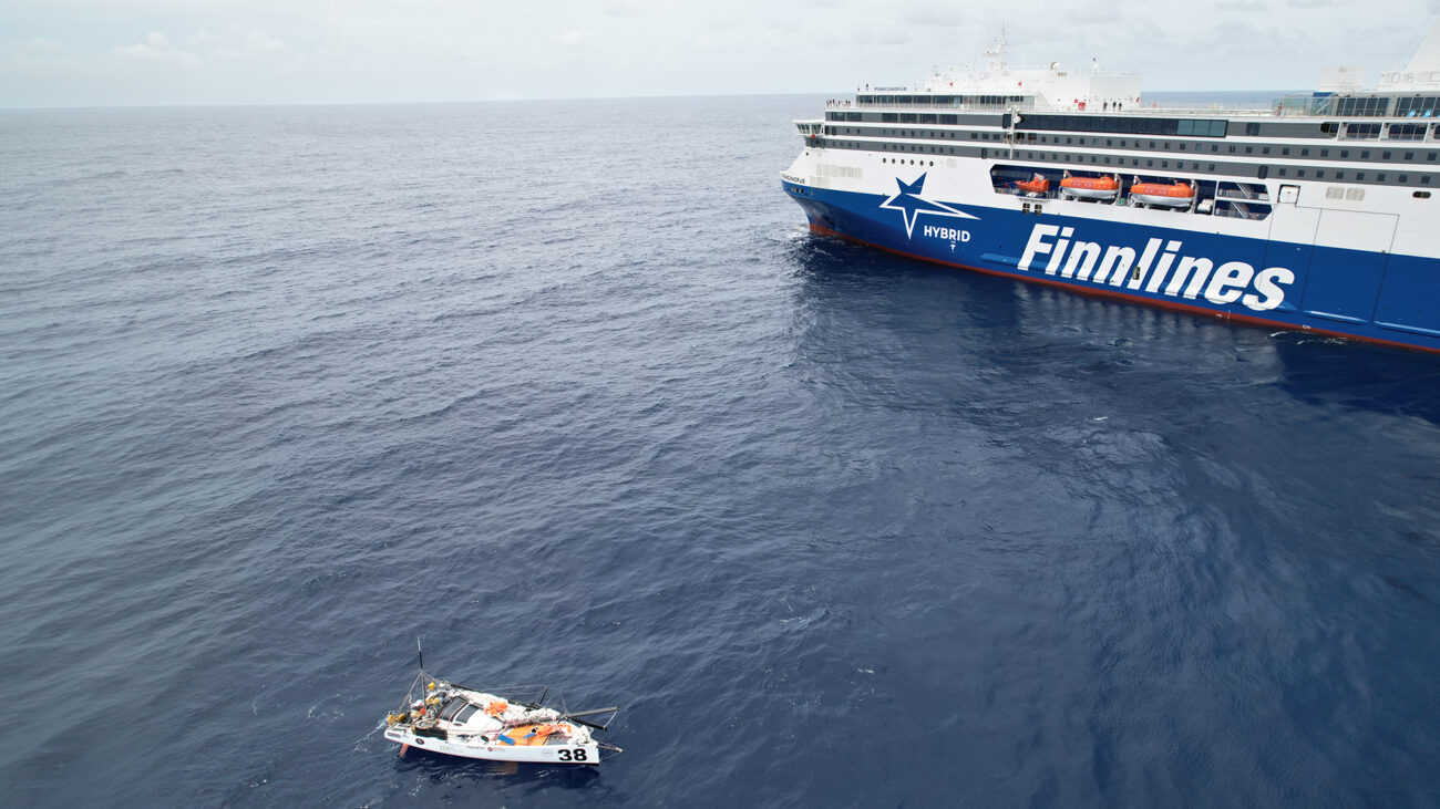Finncanopus Provides Fuel to Fuji Sailing Boat - Finnlines