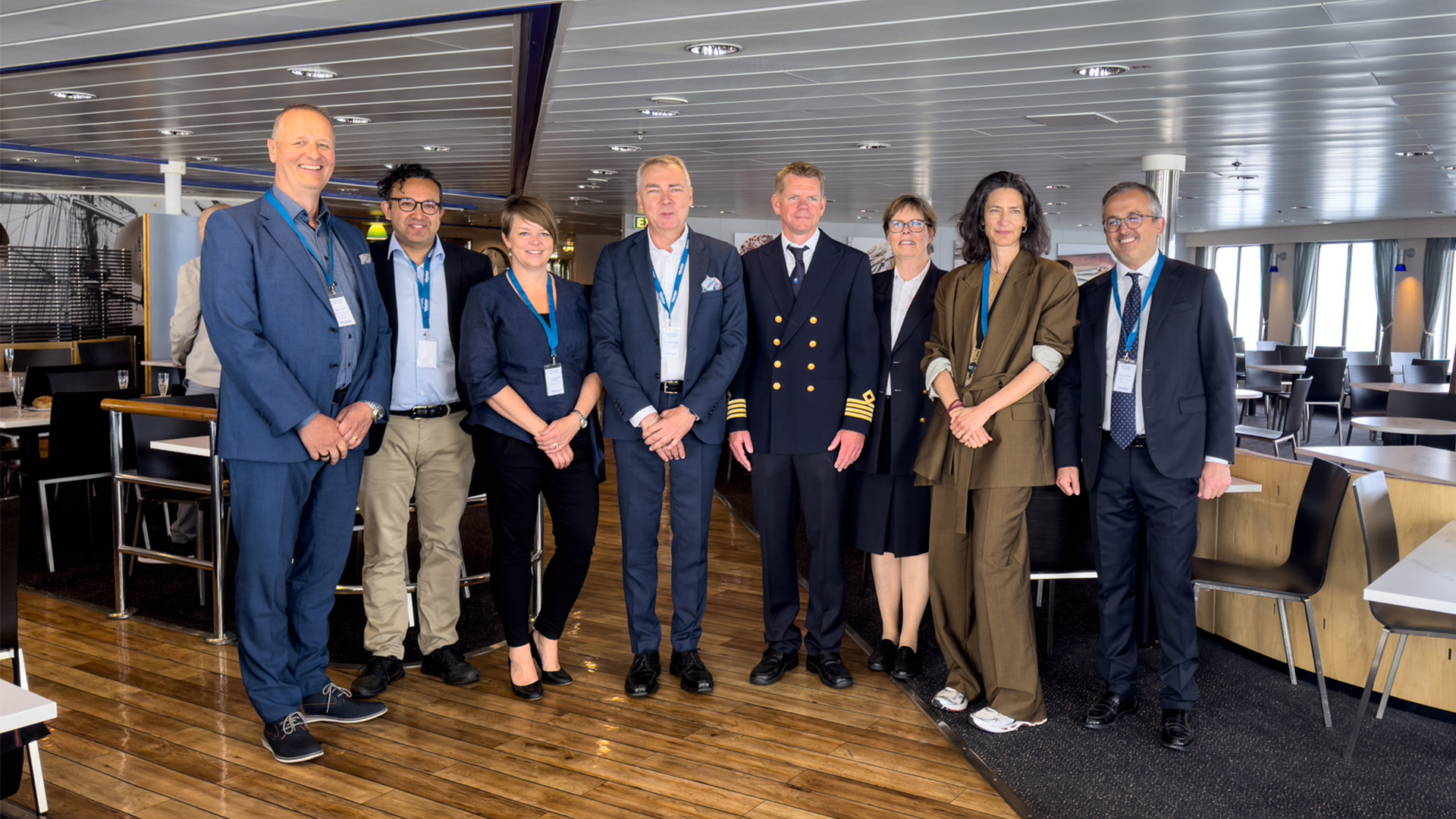 Swedish-Polish ribbon cut when Finnlines inaugurated its new line in ...