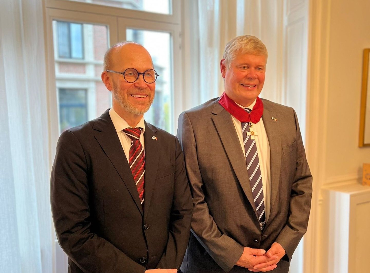 Luc Hens honoured for strengthening Finland–Belgium ties - Finnlines